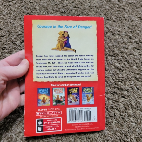 Scholastic | Other | 5 Ranger In Time Escape From The Twin Towers Dog ...